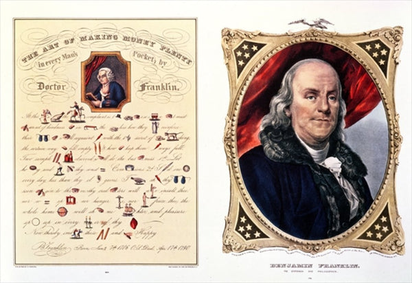 Benjamin Franklin 1847 posters & prints by N. and Ives J.M. (1824-95 ...
