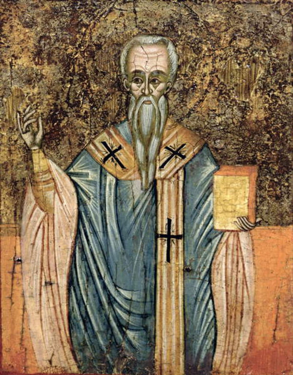 St. Cyril of Alexandria, icon posters & prints by Greek School