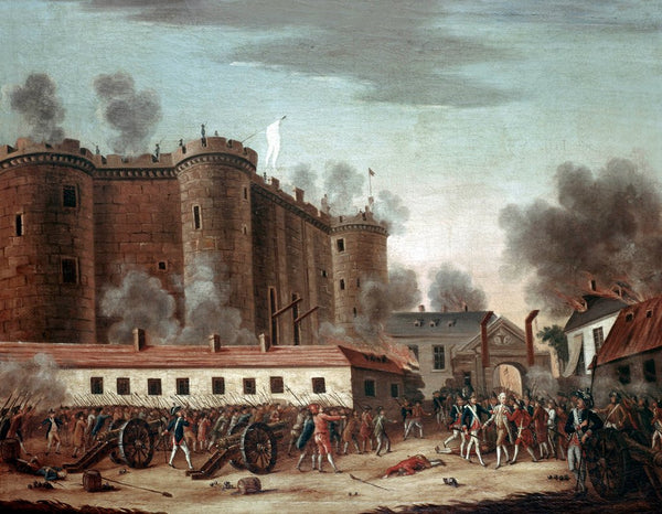 Storming of the Bastille, 14th July 1789 posters & prints by French School