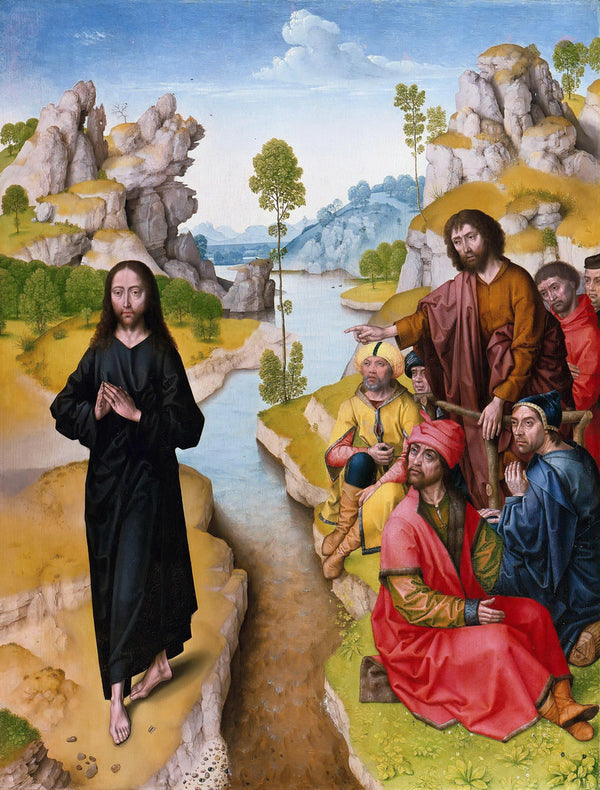 Saint John the Baptist preaching, 15th century posters & prints by Dirk ...