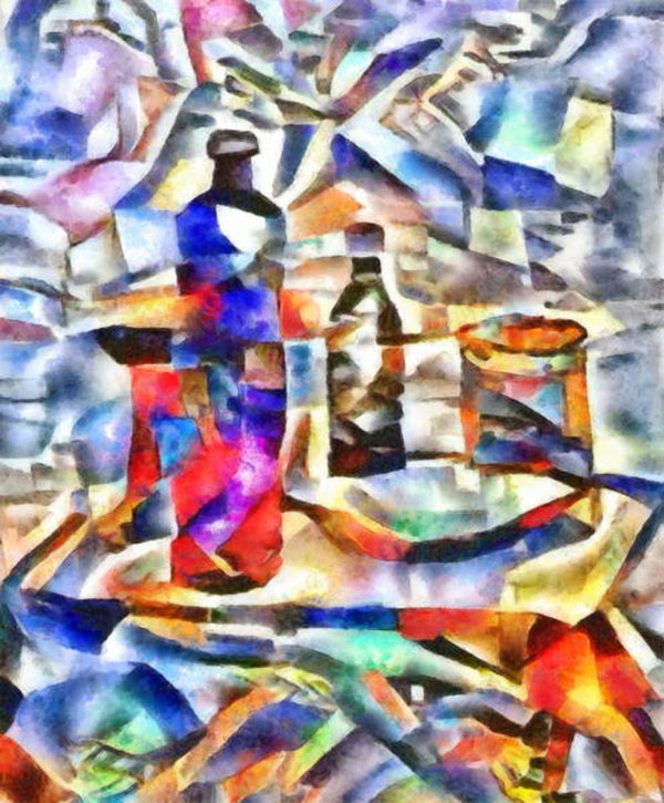 Blue still life, 2017 posters & prints by Alex Caminker