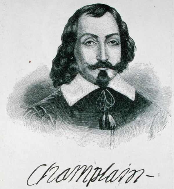 Samuel de Champlain illustration from Volume IV of 'Narrative and ...