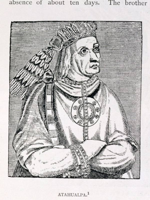Portrait of the Last Inca Chief, Atahualpa posters & prints by English ...