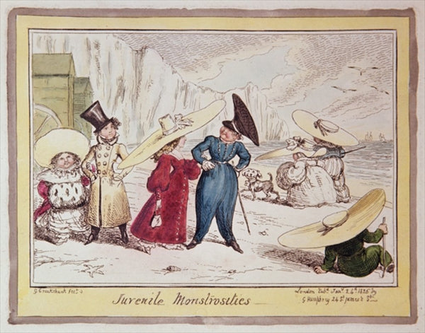 Juvenile Monstrosities, 1825 posters & prints by George Cruikshank
