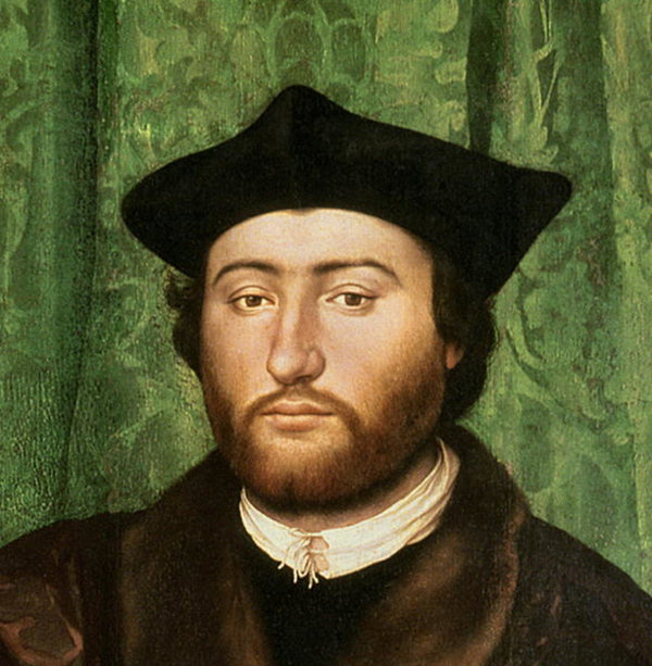 The Ambassadors, detail, 1533 posters & prints by Hans Holbein the Younger