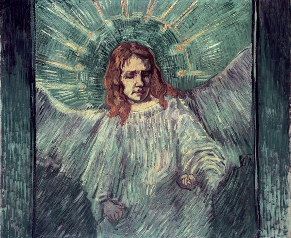 Head of an Angel, after Rembrandt, 1889 posters & prints by Vincent van ...