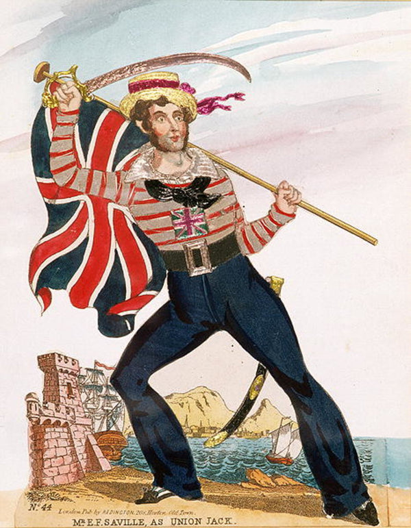 Mr E.F. Saville as 'Union Jack', pub. by Redington posters & prints by ...