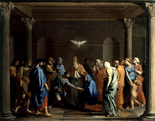 The Marriage of the Virgin, c.1638-40 posters & prints by Nicolas Poussin
