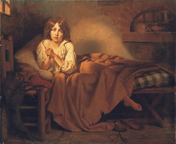 Dauphin Louis XVII in the Temple Prison, 1851 posters & prints by Henri ...