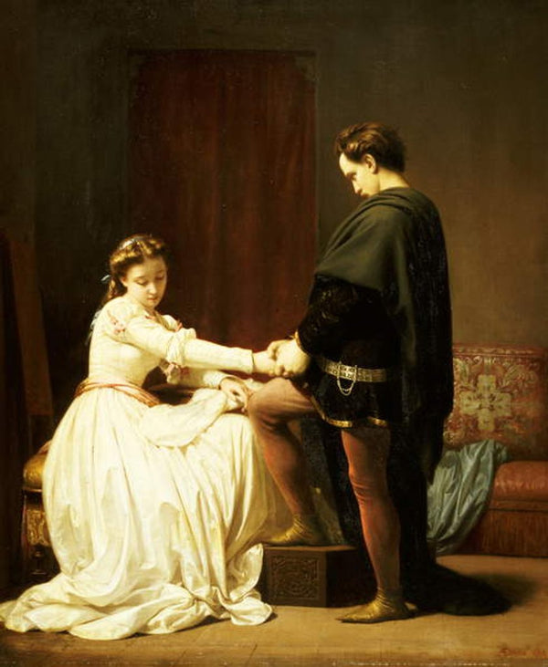 The Proposal, 1860 posters & prints by Alfred W. Elmore