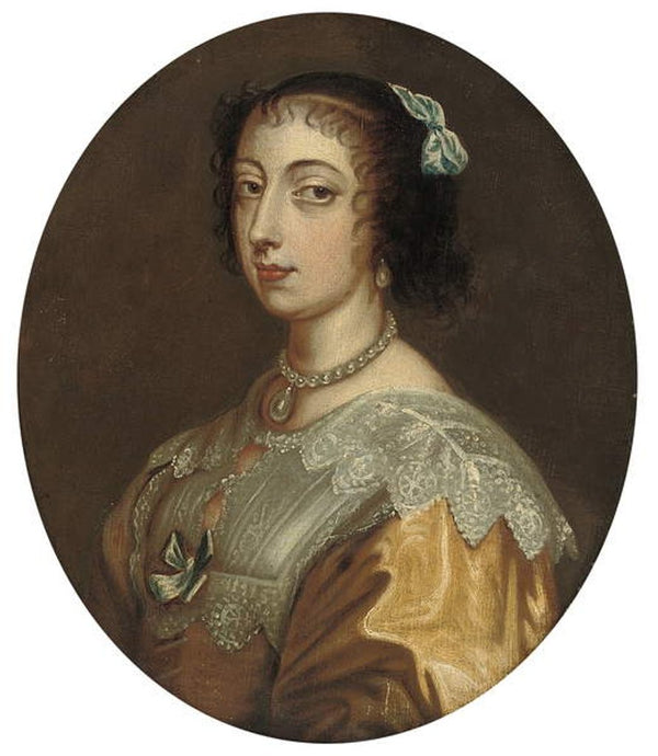 Portrait of Queen Henrietta Maria posters & prints by Anthony van Dyck