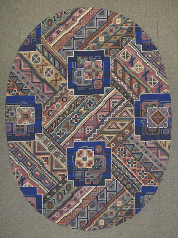 Carpet design posters & prints by English School