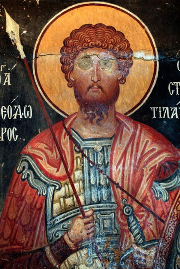 The Byzantine Fresco from the 15th century posters & prints by Anonymous