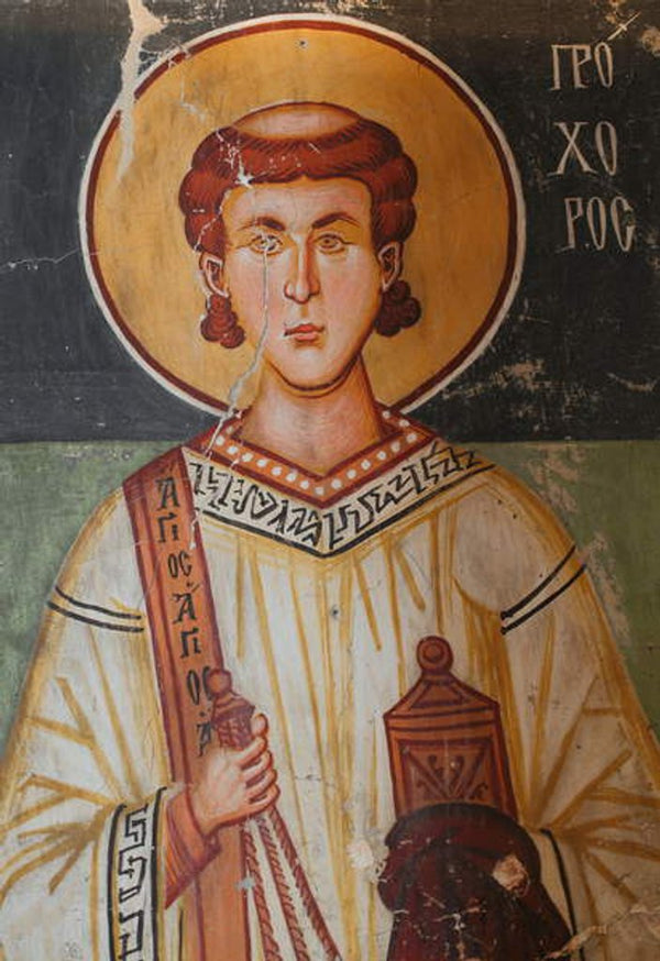 The Byzantine Fresco from the 15th century posters & prints by Anonymous