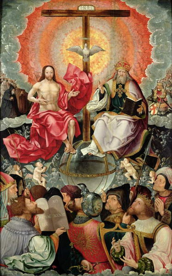 Central panel of Triptych with Adoration of the Trinity, 1523 posters ...