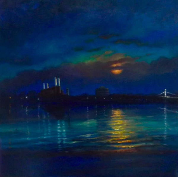 Battersea Moon, 2013 Battersea Power Stn. posters & prints by Lee Campbell