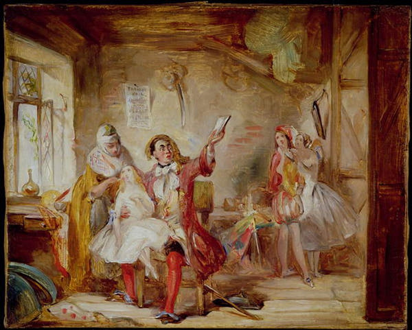 Backstage At The Theatre Royal Possibly Depicting Ira Frederick