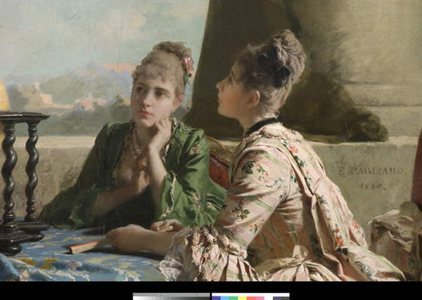 The Geography lesson, 1880 posters & prints by Eleuterio Pagliano