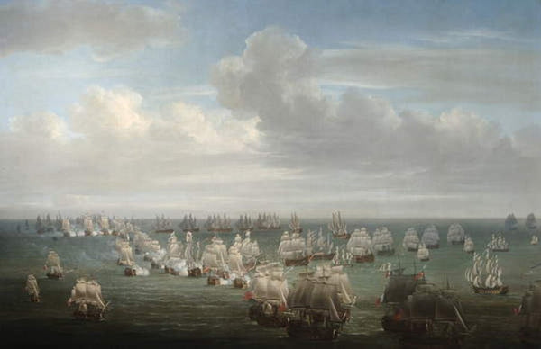 The Battle of Trafalgar posters & prints by Nicholas Pocock