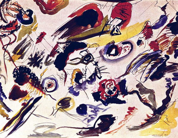 The first abstract watercolor, 1910 posters & prints by Wassily Kandinsky