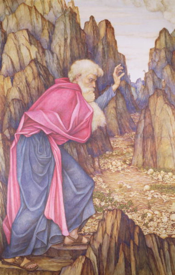 The Vision of Ezekiel posters & prints by John Roddam Spencer Stanhope