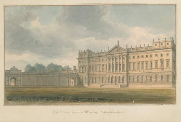 Nottinghamshire - Worksop - Manor House, 1813 posters & prints by John ...