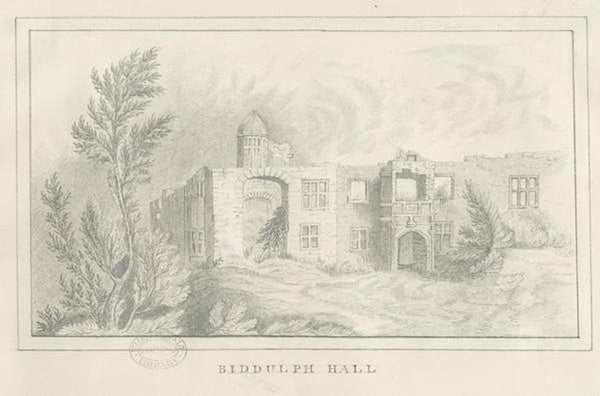 Biddulph Hall : pencil drawing, nd [?1830s] posters & prints by School ...