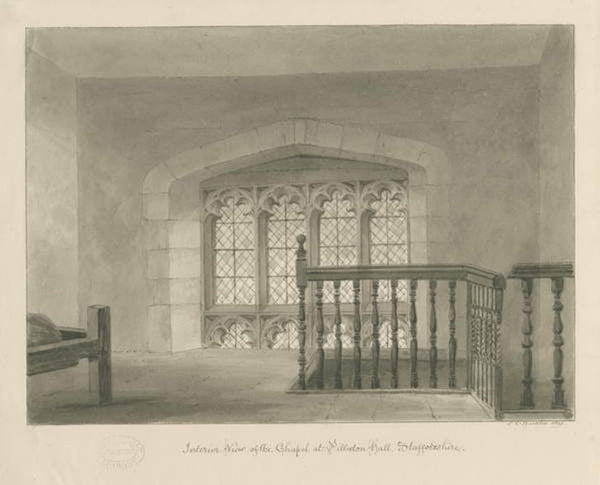 Pillaton Hall - Interior of Chapel posters & prints by John Chessell ...