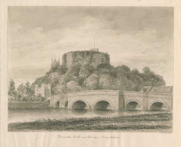 Tamworth Castle and Bridge posters & prints by John Buckler
