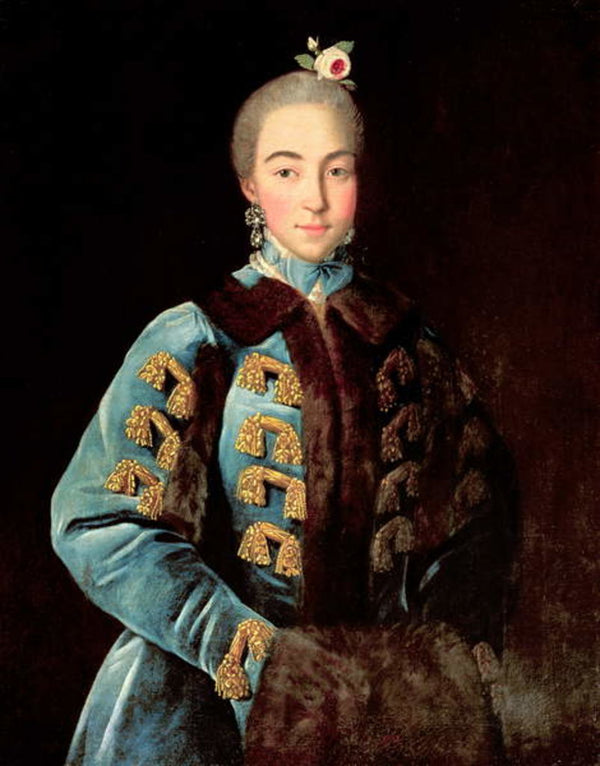 Portrait of Countess Anna Sheremetyeva, c.1768 posters & prints by Ivan ...