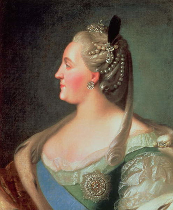 Portrait of Empress Catherine II the Great, after 1763 posters & prints ...