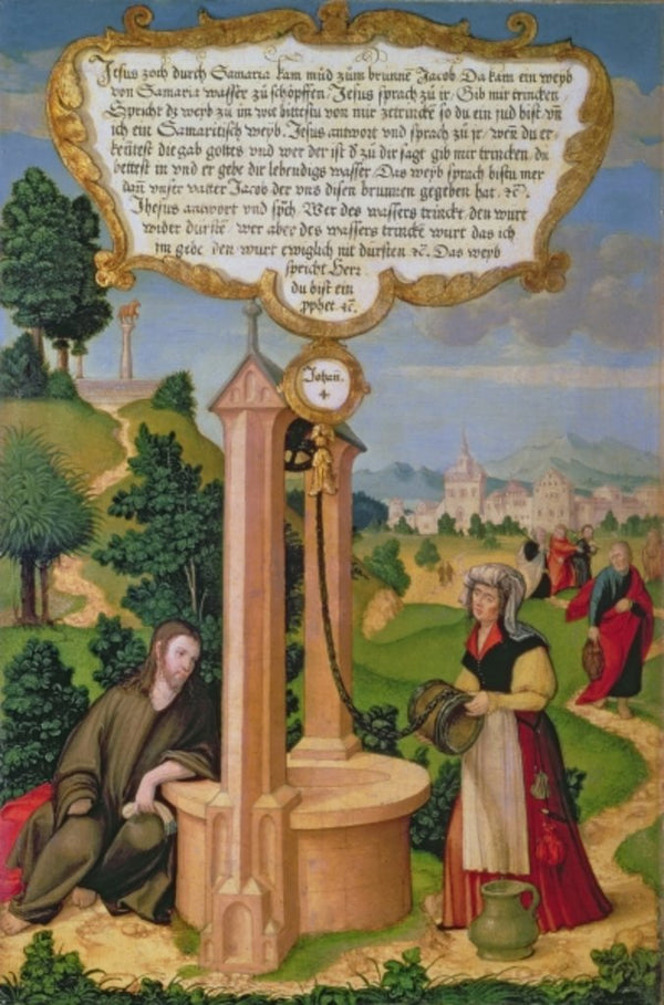 Christ and the Woman from Samaria at Jacob's Well posters & prints by ...