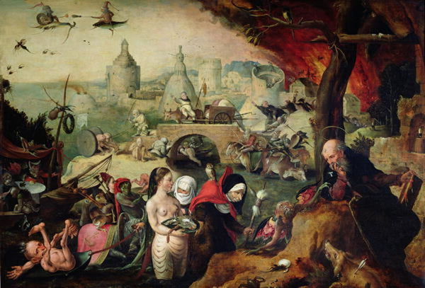 The Temptation of St. Anthony, 1547 posters & prints by Pieter Huys