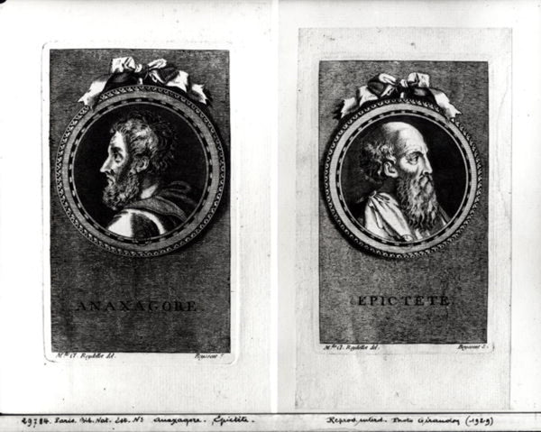 Anaxagorus and Epictetus engraved by S. Beyssent posters & prints by ...