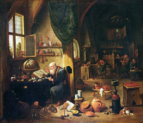 An Alchemist in his workshop, 17th century posters & prints by David ...