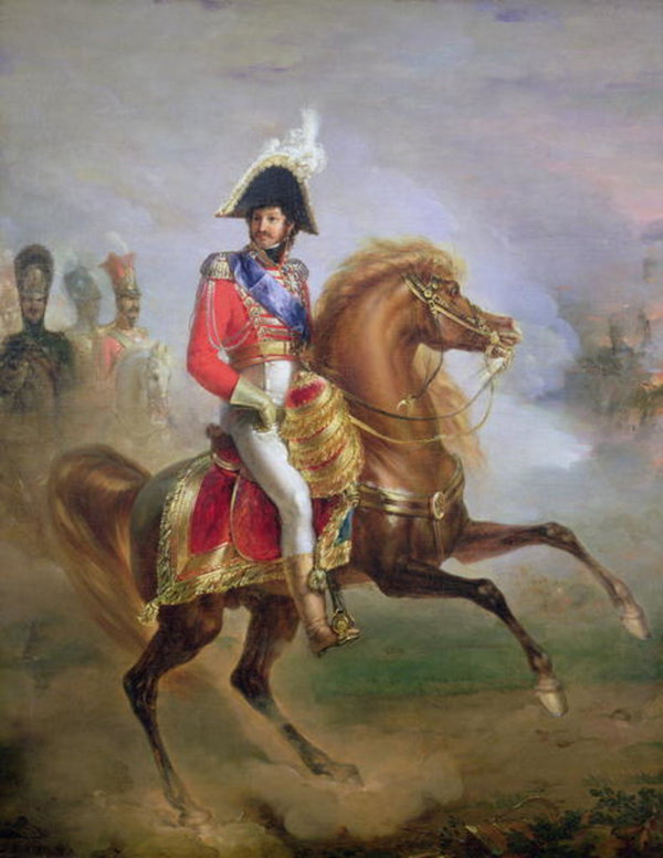 Joachim Murat on Horseback, 1814-15 posters & prints by Joseph Franque