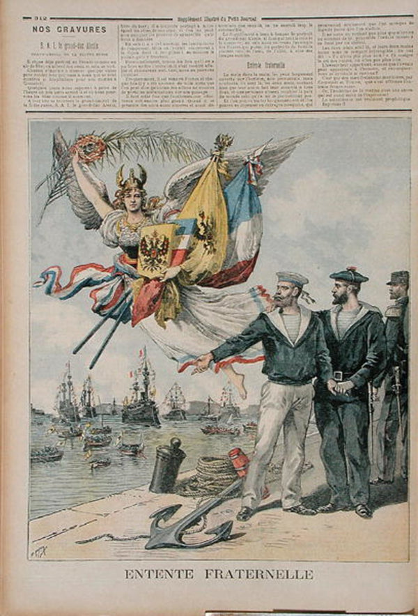 The Franco-Russian Entente posters & prints by Henri Meyer