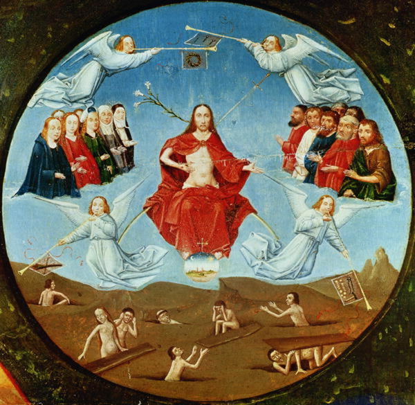 The Judgement, detail from the Table of the Seven Deadly Sins and the ...