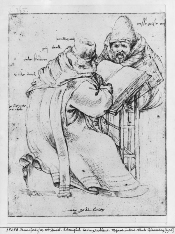 Two Rabbis posters & prints by Pieter the Elder Bruegel