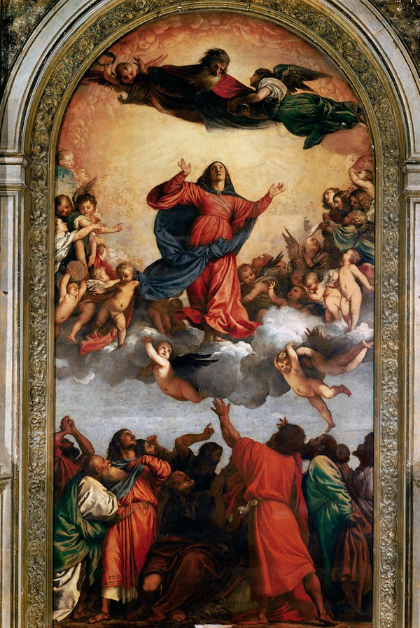 The Assumption of the Virgin, 1516-18 posters & prints by Titian