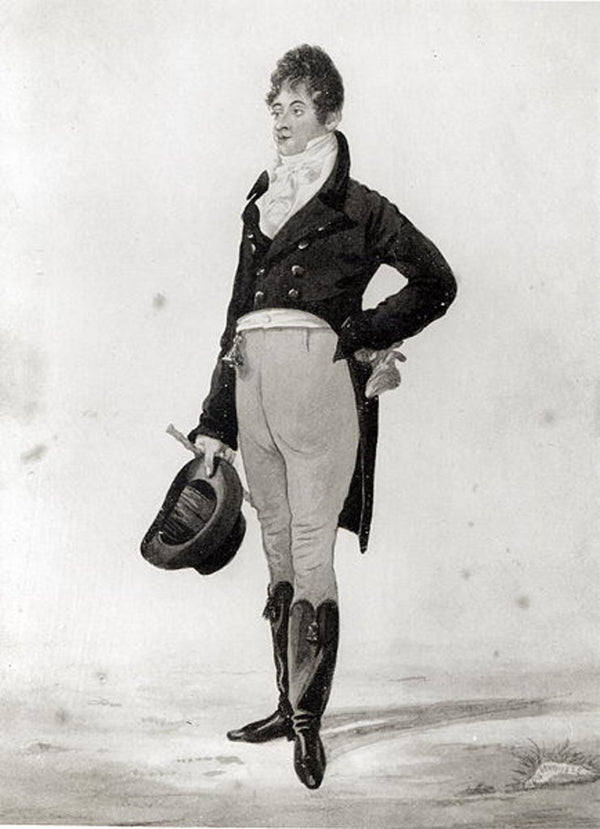 Portrait of George 'Beau' Brummell 1805 posters & prints by Robert Dighton