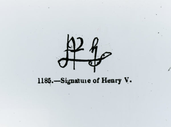 Signature of Henry V posters & prints by Anonymous