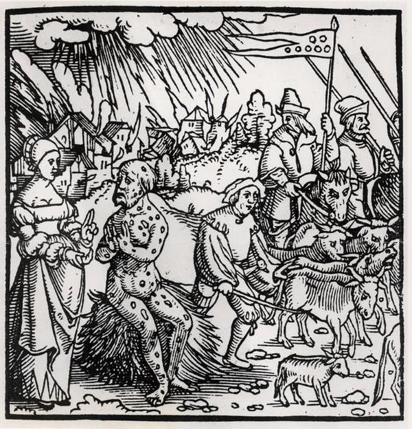 The Black Death, 1348 posters & prints by English School