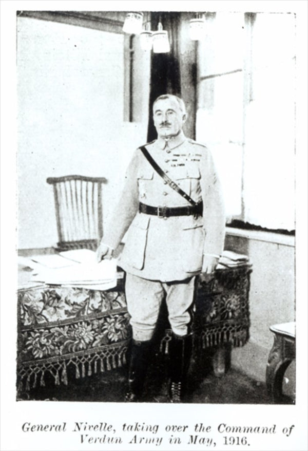 General Robert Nivelle Taking Over the Command of the Army at Verdun ...