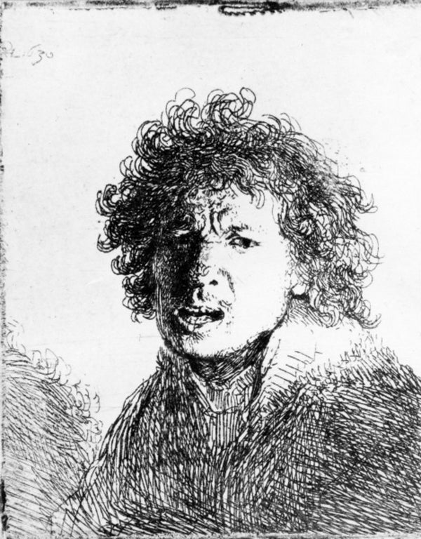 Self Portrait, 1630 posters & prints by Rembrandt Harmensz. van Rijn
