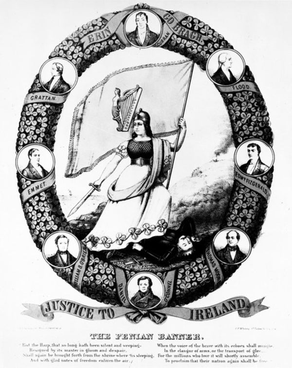 The Feninan Banner posters & prints by Irish School