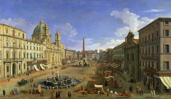 Piazza Navona, Rome posters & prints by (1697-1768) Canaletto