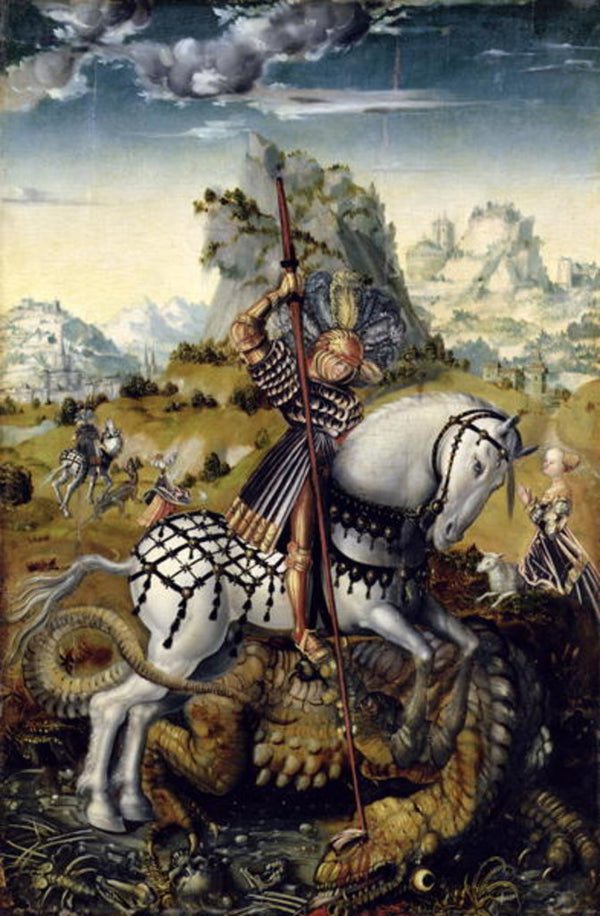 St. George posters & prints by Lucas the Elder Cranach