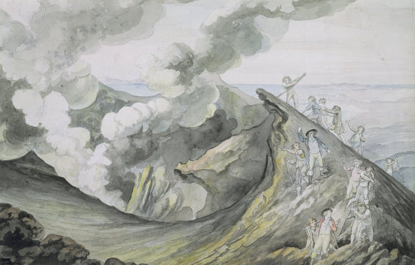 The Ascent of Vesuvius, 1785-91 posters & prints by Henry Tresham
