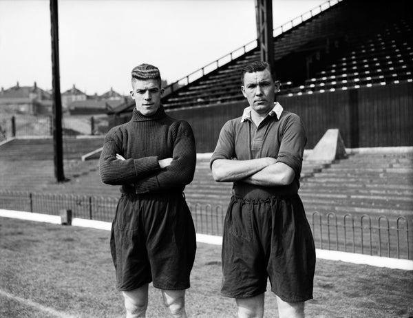 Sam Bartram and Bert Turner. posters & prints by Reg Sayers